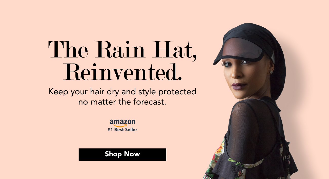 Women's Rain Hats | Waterproof Satin-Lined Cap | Rain hat | Hairbrella